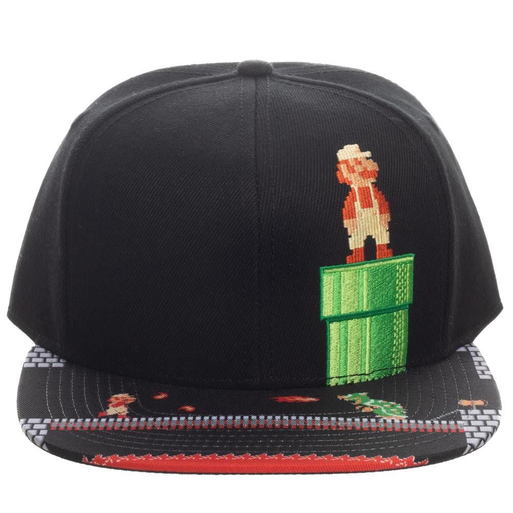 Super Mario 8-Bit Snapback Hat – New Kawaii