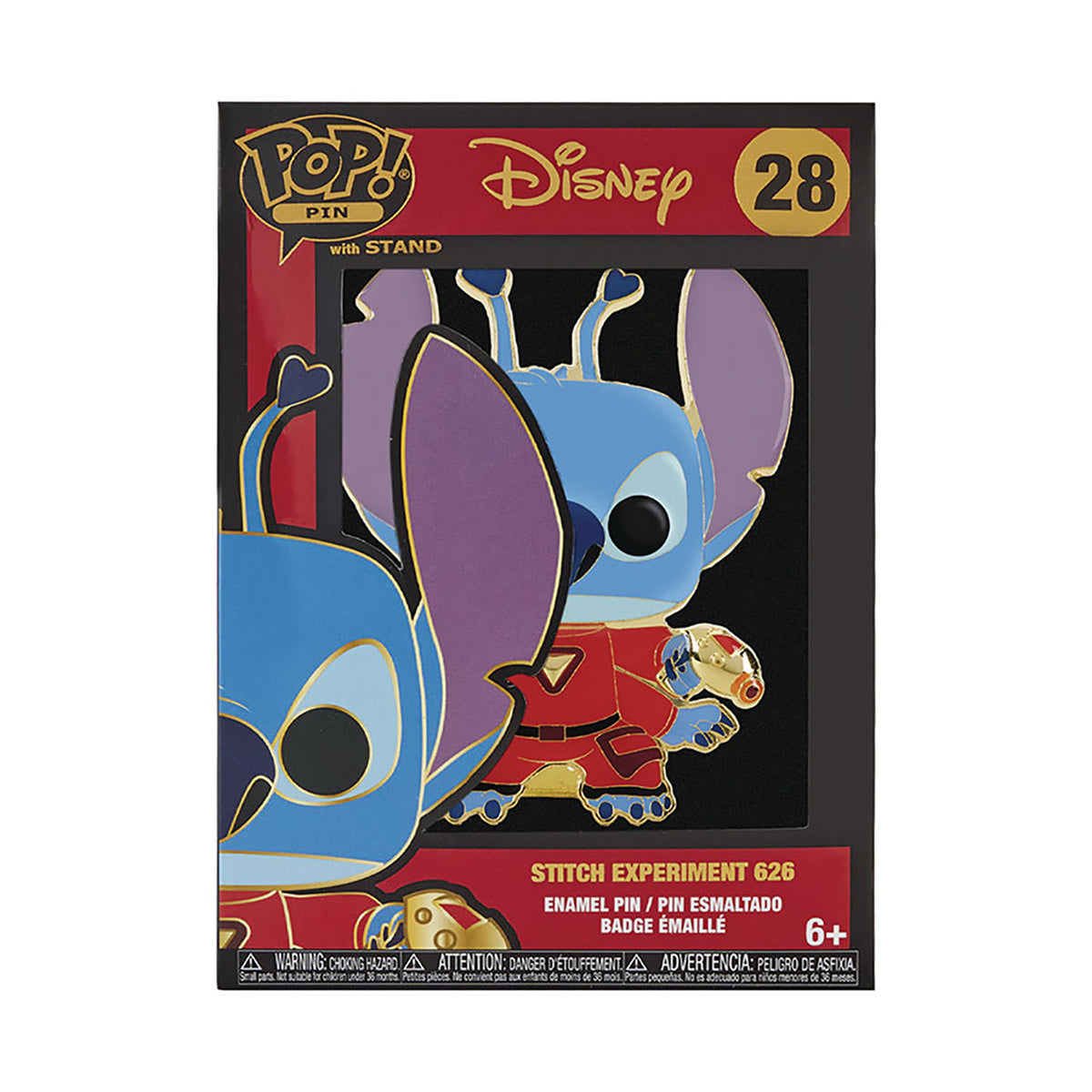 Experiment 626 Large Enamel Funko Pop! Pin - Lilo and Stitch – New Kawaii