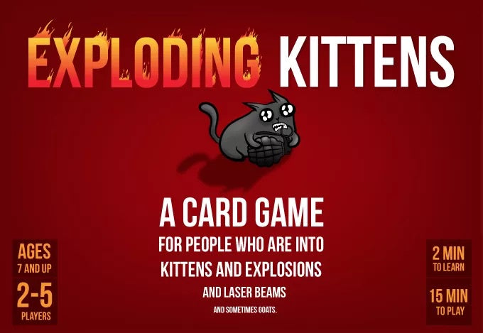Exploding Kittens Original Edition Card Game – New Kawaii