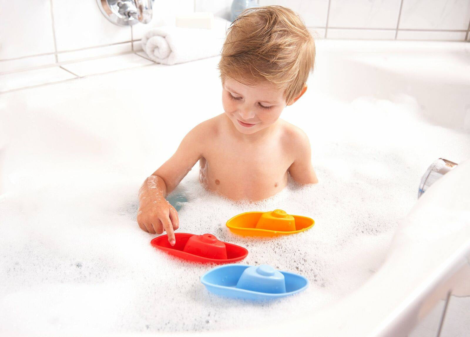 3 Piece Stacking Boat Playset – HABA – New Kawaii